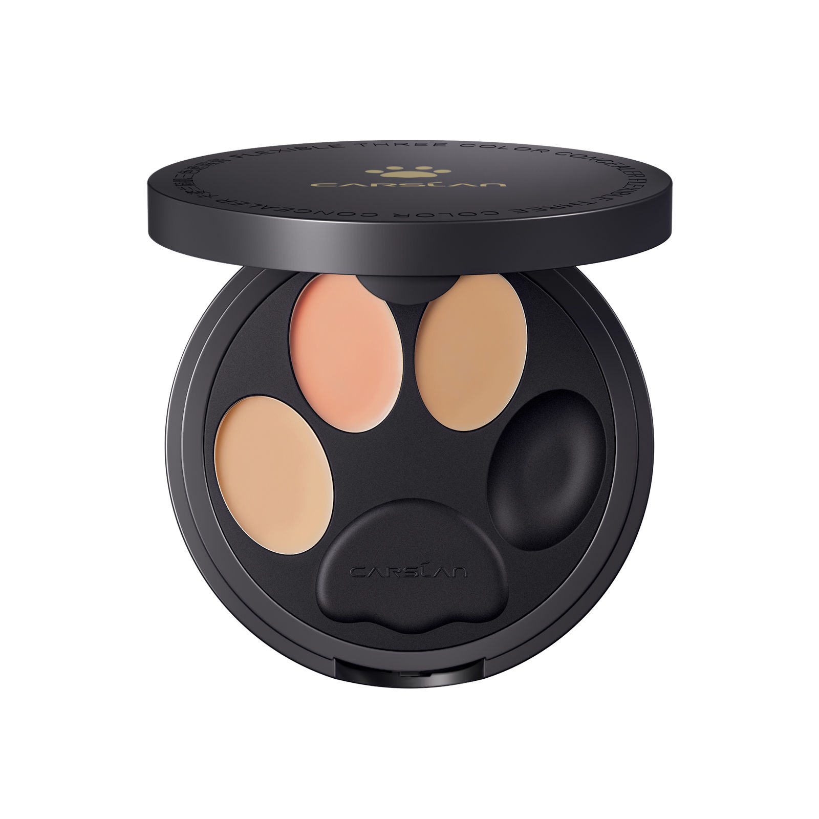 CARSLAN Flexible Tri-Color Concealer, 3g/0.1Oz