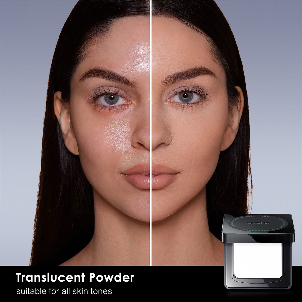 [1.0]CARSLAN Black Magnet Soft Mist Powder, 8g/0.28Oz